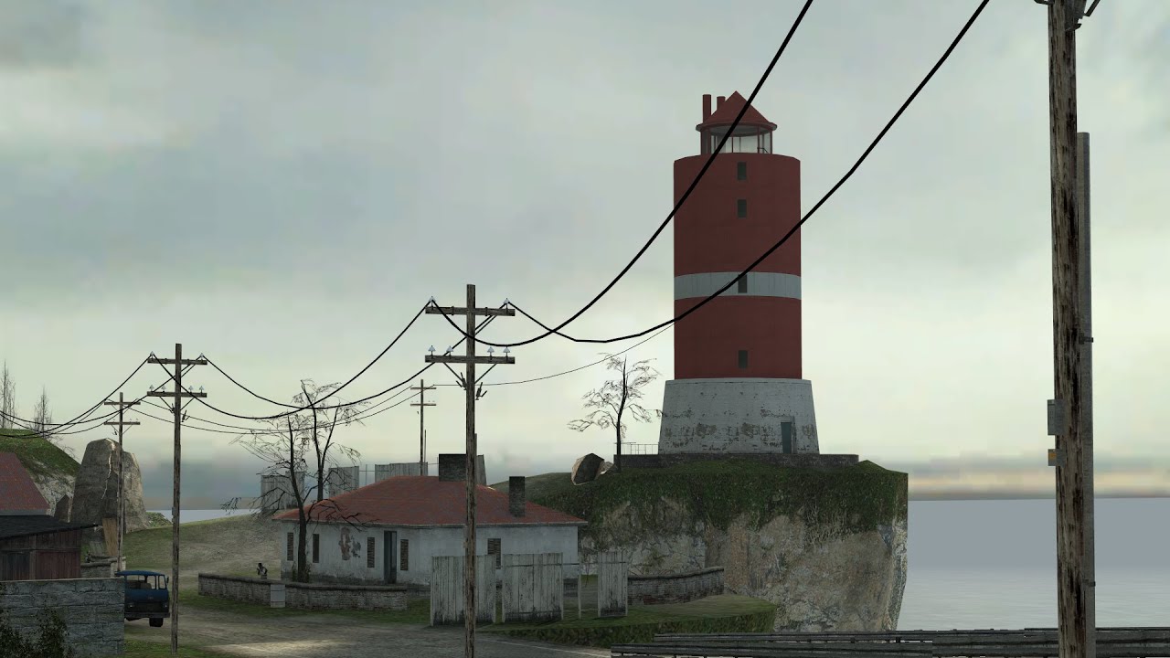 The Half-Life 2 Lighthouse fight except I don't fight or go into the ...