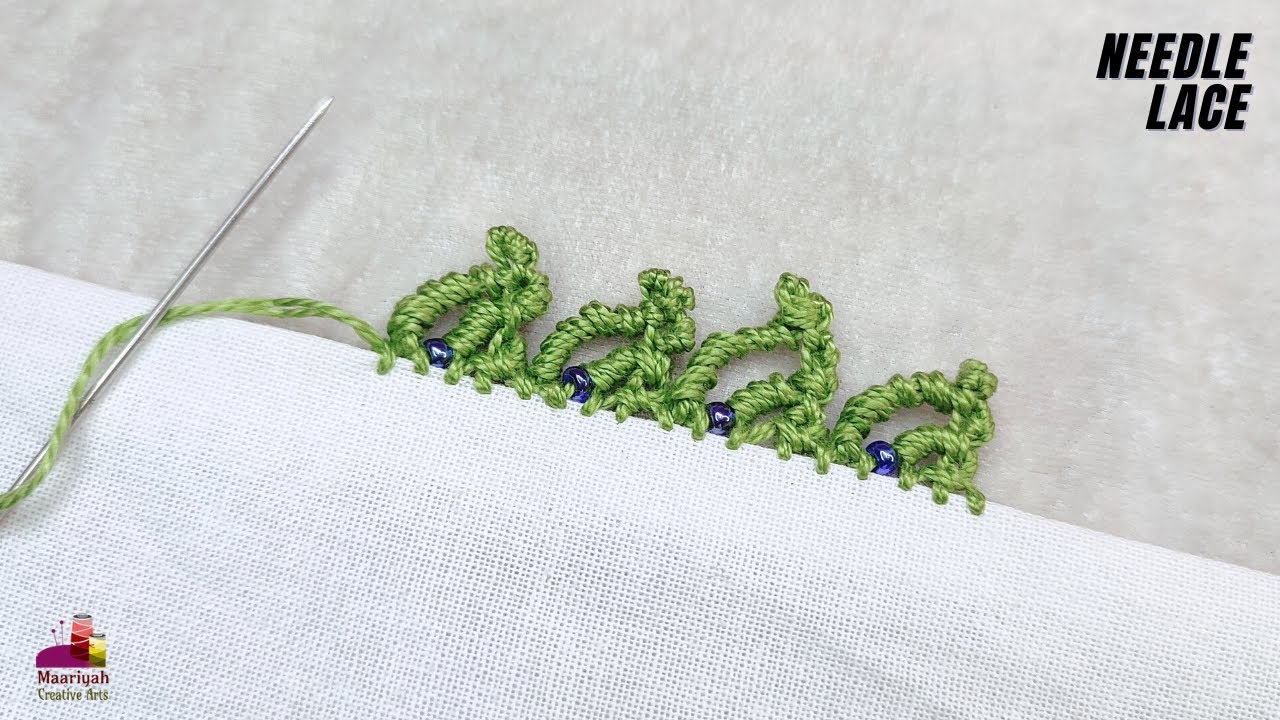 Needle Lace Border Embroidery Designs | Randa Embroidery Latest |Sui ...