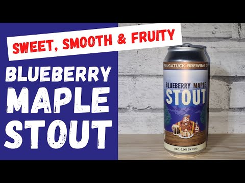 Blueberry Maple Stout by Saugatuck Brewing Company - YouTube