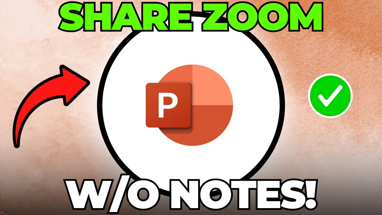 How to Share PowerPoint on Zoom Without Showing Notes (Easy Guide ...