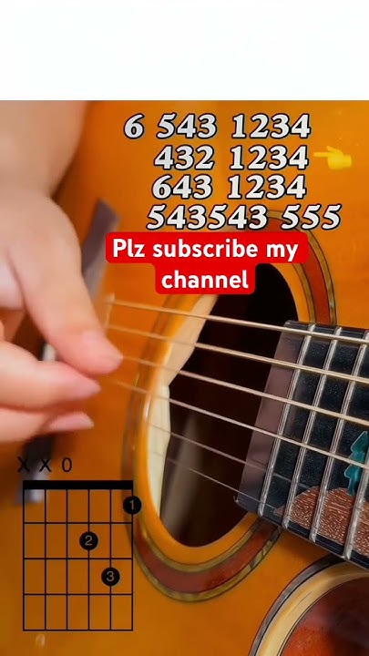 Guitar First Lesson 1 - #guitartabs #guitarsolo #guitartutorial #easy # ...