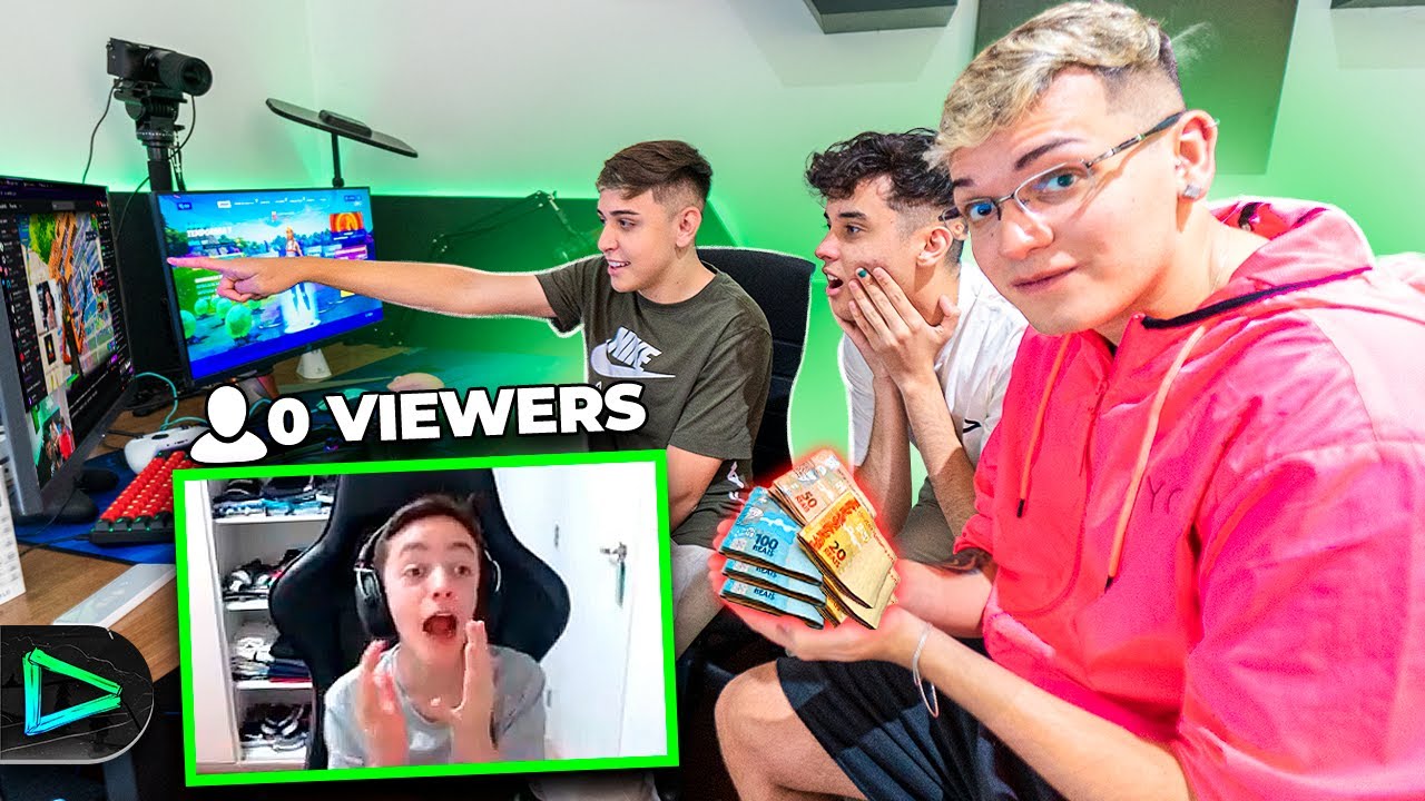 A LOUD DOOU R$1000 PARA STREAMERS INICIANTES! - YouTube