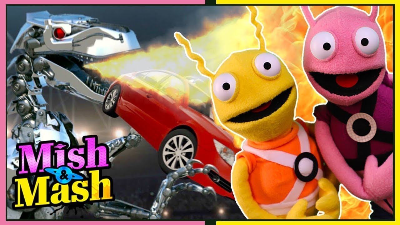Mish & Mash | Monster Truck Demolition | Episode 4 | Puppet Show for ...