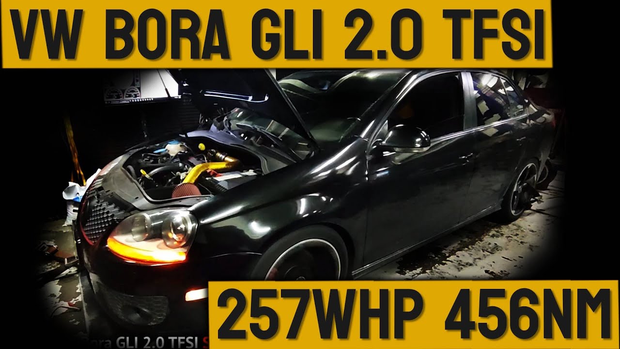 VW Bora GLI 2.0 TFSI Stage 2 - 257whp 456nm - YouTube