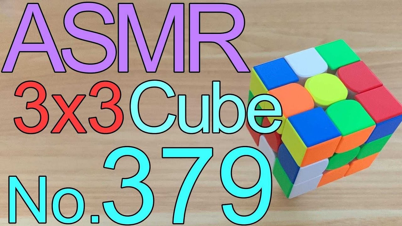 [3x3] No.379 Rubik's Cube Practice | scramble | ASMR for Sleep and ...