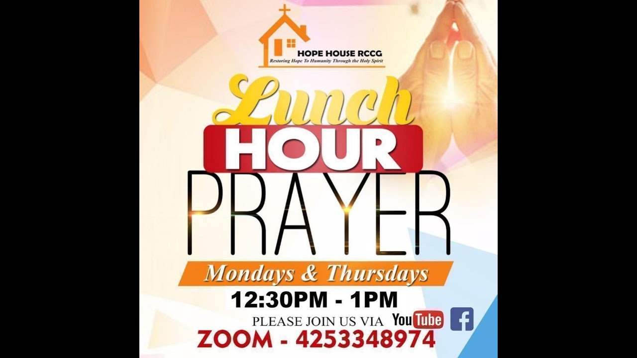 HOPE CHAPEL RCCG DECEMBER 26th 2024 | THURSDAY LUNCH HOUR PRAYER - YouTube