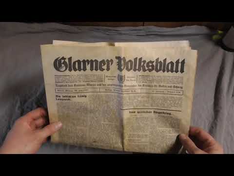 Eine Zeitreise, oder mal schnell in einer Zeitung aus dem Jahr 1937 blättern.