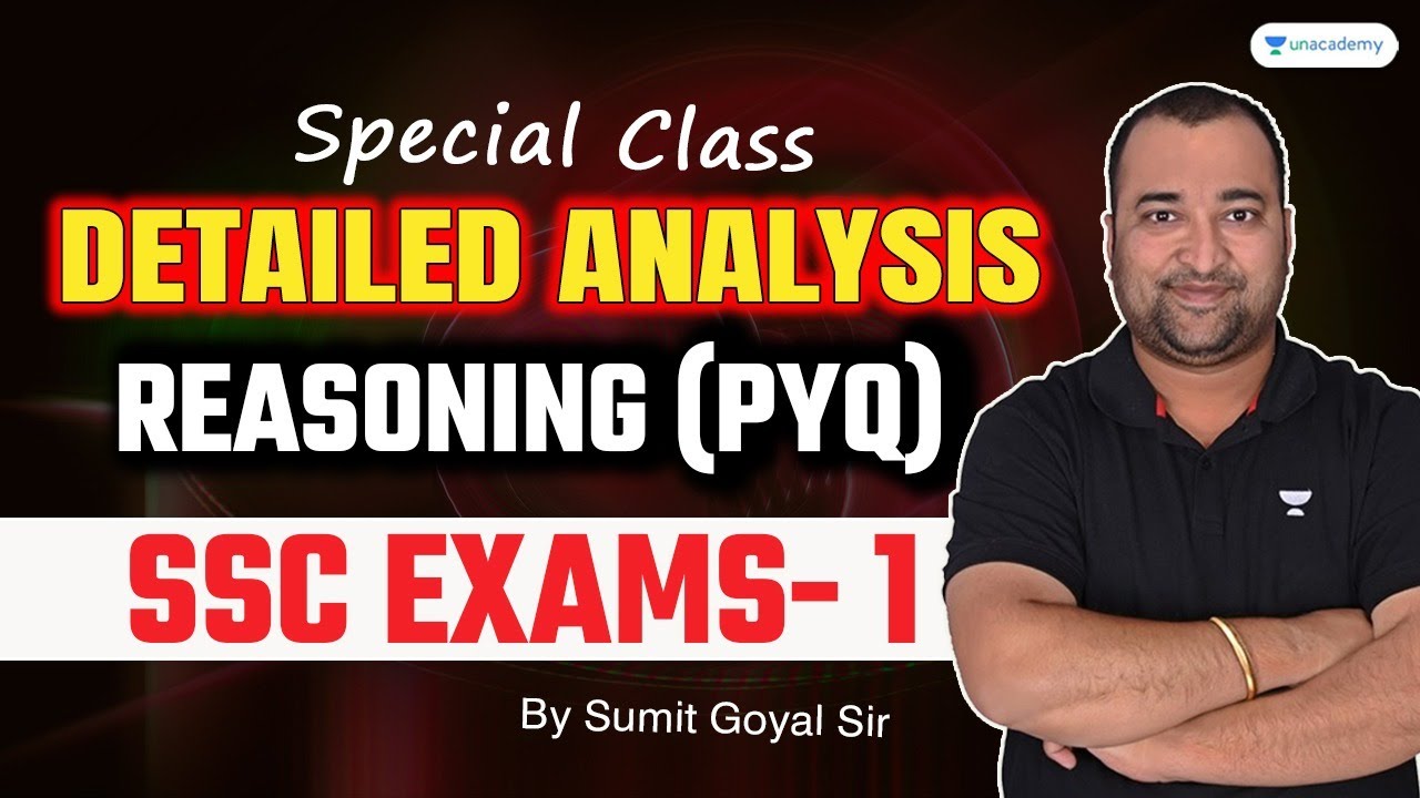 SSC CGL | SSC CHSL | SSC MTS I Practice Set Reasoning I Special Class | Sumit Goyal - YouTube