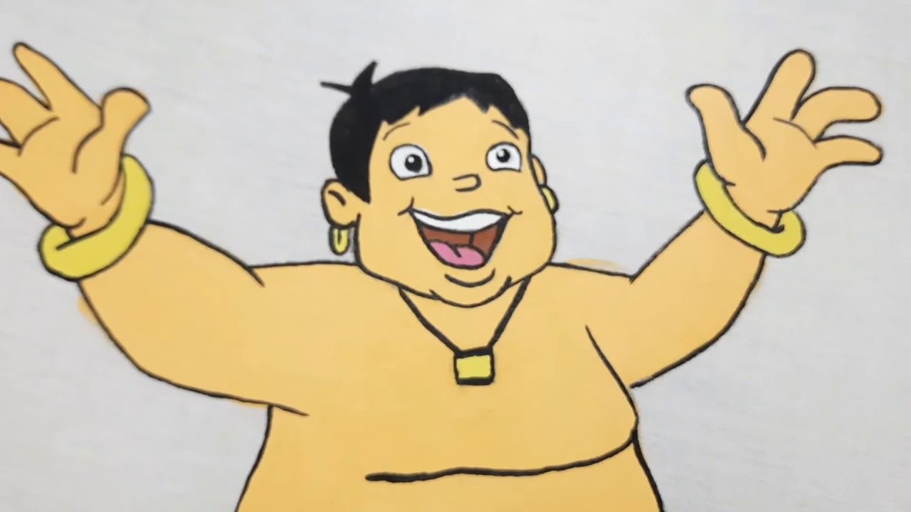 Kalia //Cartoon Character//Fabric Painting - YouTube