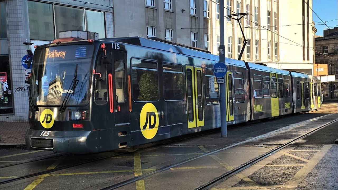 Sheffield SuperTram 115 From Malin Bridge To Halfway - YouTube