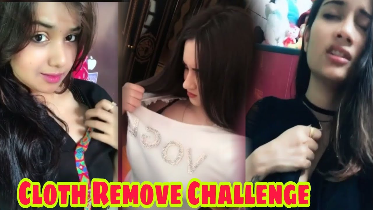 Cloth Remove Challenge || By So Cute Girls || Must watch. - YouTube