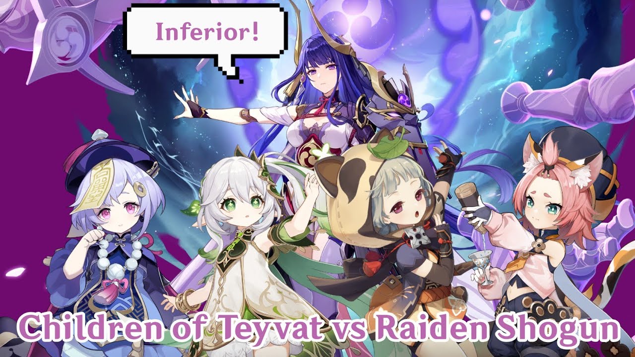 Children of Teyvat VS Raiden Shogun - Genshin Impact - Co-op Moment ...