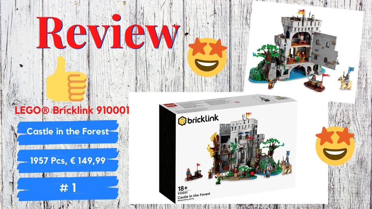 LEGO® Bricklink 910001 Castle in the Forest, Unboxing und Aufbau Teil 1 ...