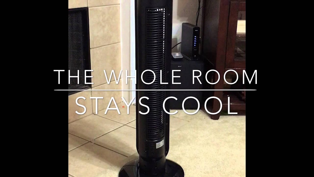 Ozeri 360 Tower Fan - YouTube
