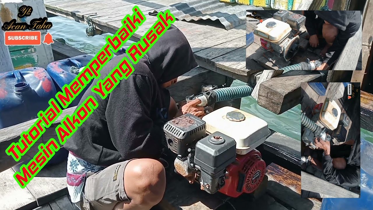 Tutorial memperbaiki mesin Alkon - YouTube