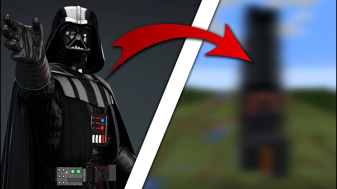 Building Darth Vader's Castle in Minecarft - YouTube