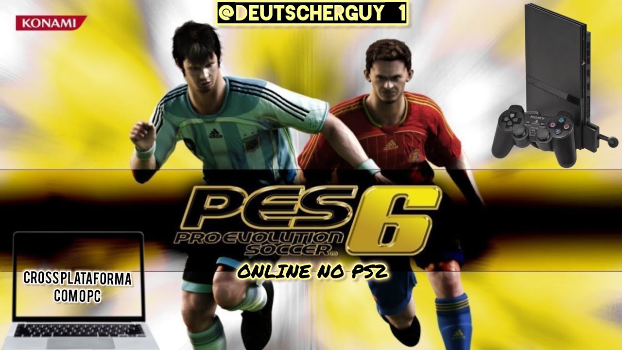 PES 6 Online no PS2 (Original ou MIX); Cross Plataforma com o PC! - YouTube