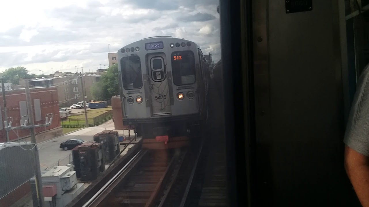 Racing a CTA Purple Line train - YouTube