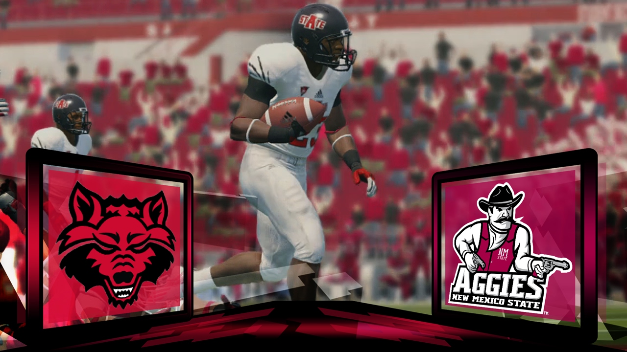 NCAA Football 14 Arkansas St. Red Wolves Dynasty- Year 1 Game 12 at New ...