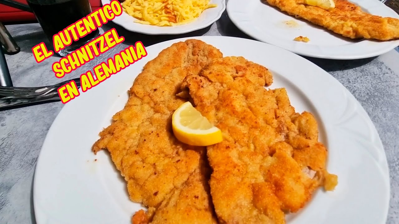 ASÍ ES el Autentico SCHNITZEL en un restaurante en Alemania #schnitzel ...