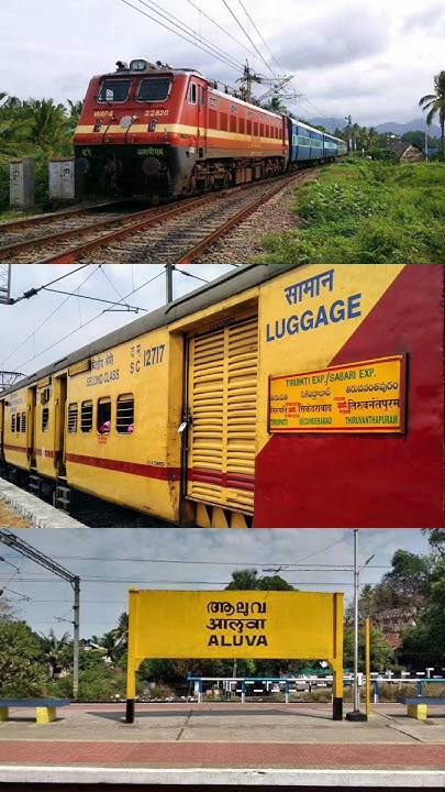 17230 | Secunderabad - Thiruvananthapuram Sabari Express | Announcement at Aluva - YouTube