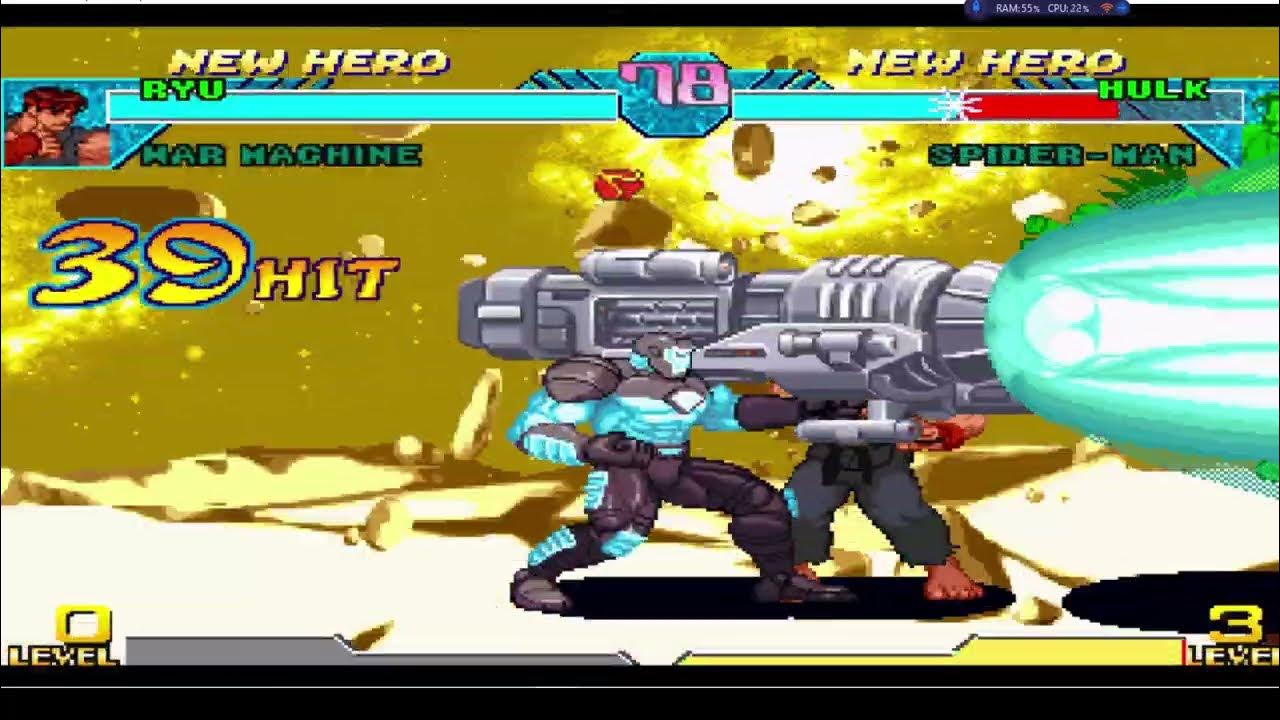 Ryu/war machine (mvc ps1) - YouTube