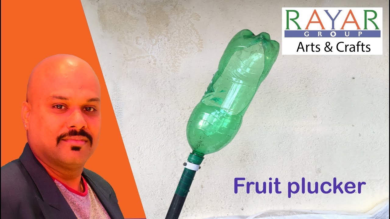 FRUIT PLUCKER with waste bottle DIY - YouTube