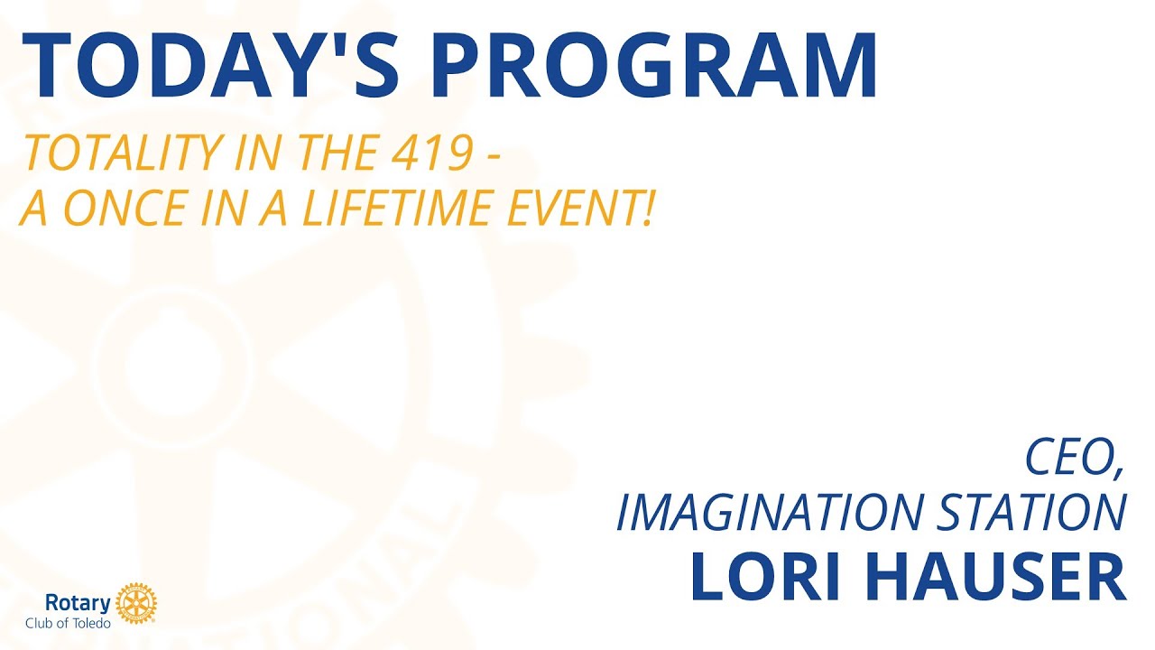 Toledo Rotary January 29, 2024 Lori Hauser - YouTube