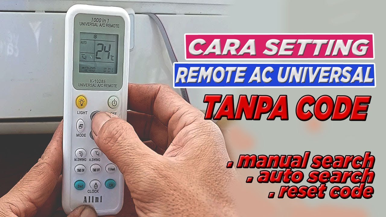 SETTING REMOTE AC UNIVERSAL - YouTube