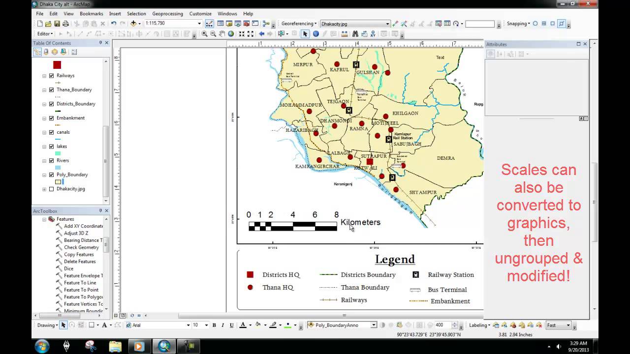 ArcGIS Tutorial 6- Layout Preparation & Presentation - YouTube