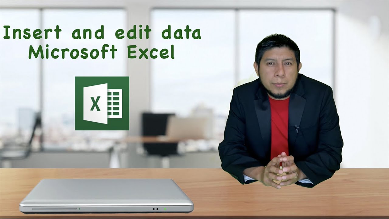 MS Excel: How to Insert data and edit existing data - YouTube