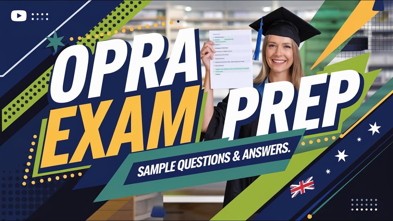 OPRA Exam: Sample Questions with Answers – Australian Pharmacy Council ...