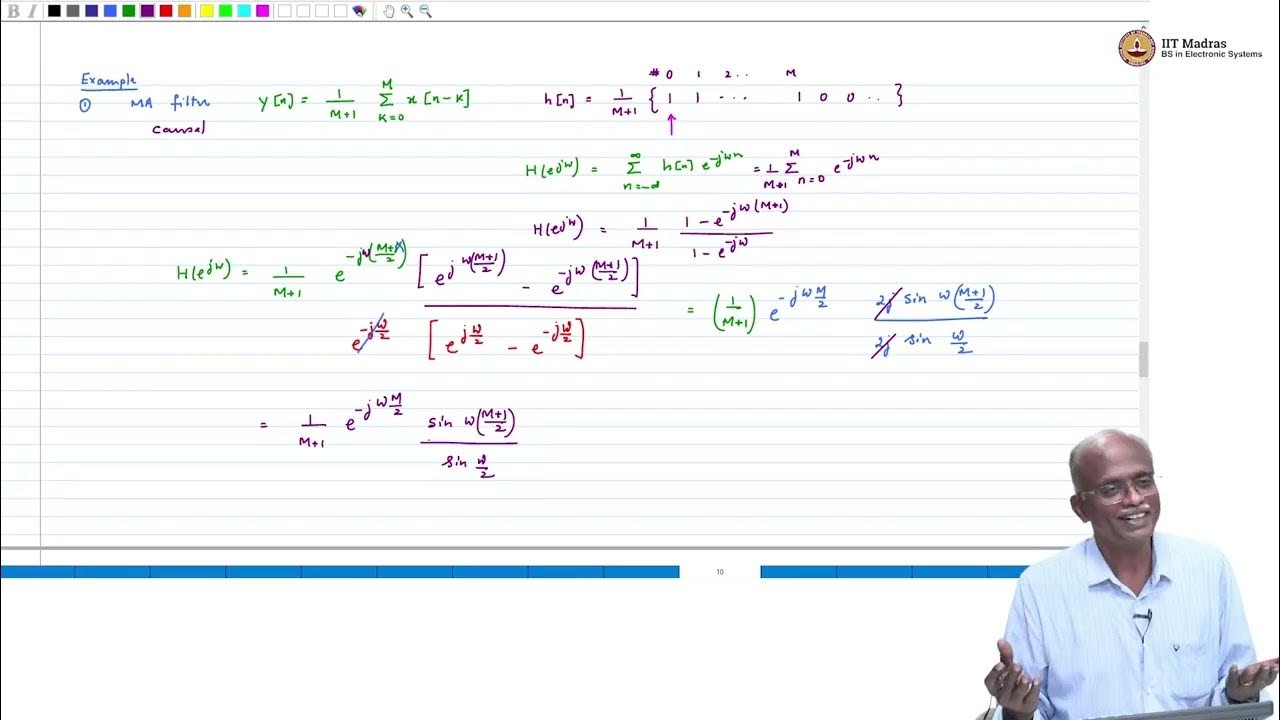 Example: Moving Average Filter - YouTube