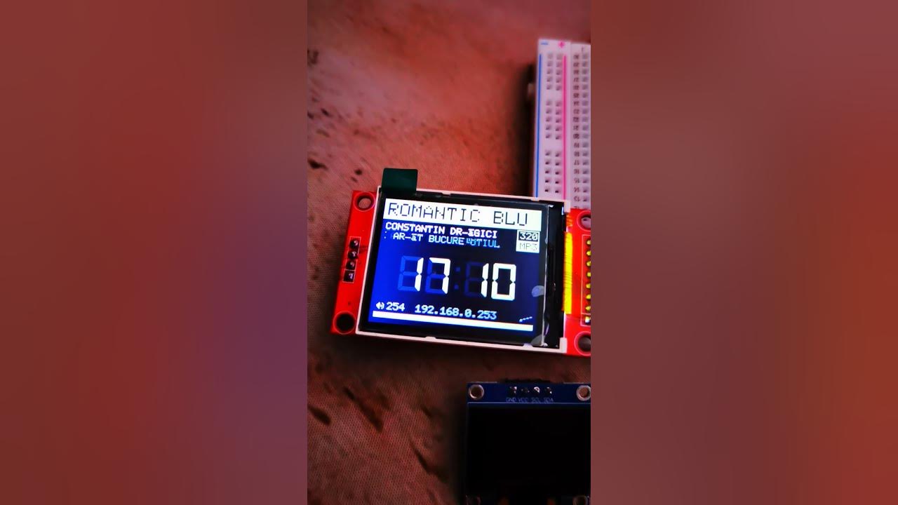 yoRadio - step by step (Step 3 - display) - ESP32 + PCM5102A + ST7735 TFT DISPLAY - YouTube