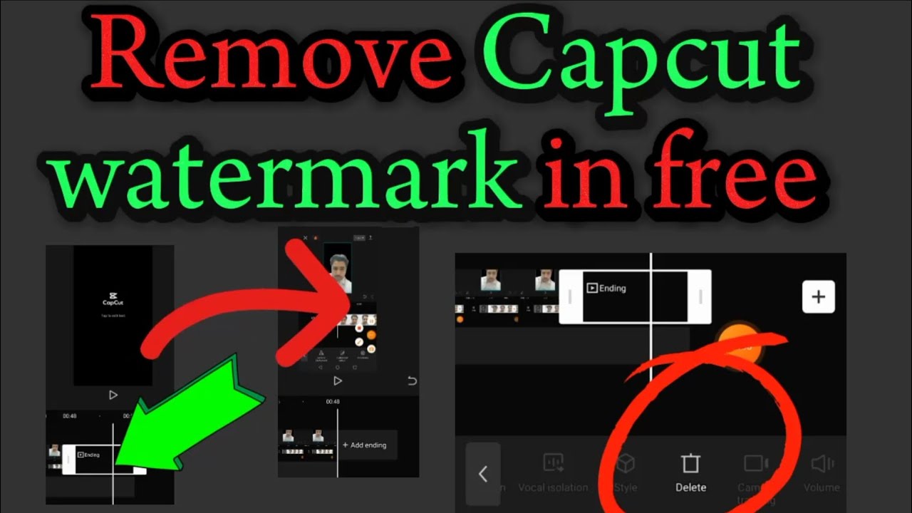 Capcut watermark kesay hatain | Remove Capcut watermark | Capcut app ...