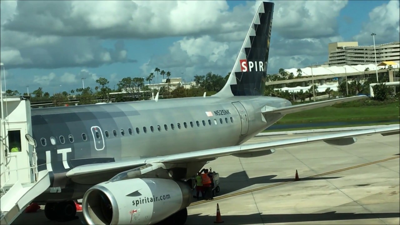 Spirit Airlines Airbus A-319 Flight MCO-MSP 10/19/17 - YouTube