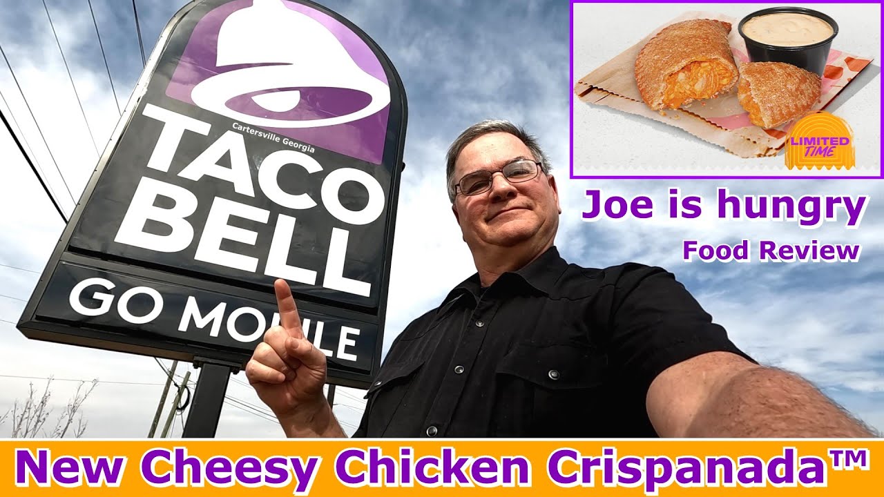 Taco Bell® New Cheesy Chicken Crispanada™ Review | Limited Time Offer ...