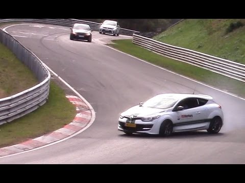 Big Renault Megane RS Drift Nordschleife Nürburgring Touristenfahrten 09.10.2016
