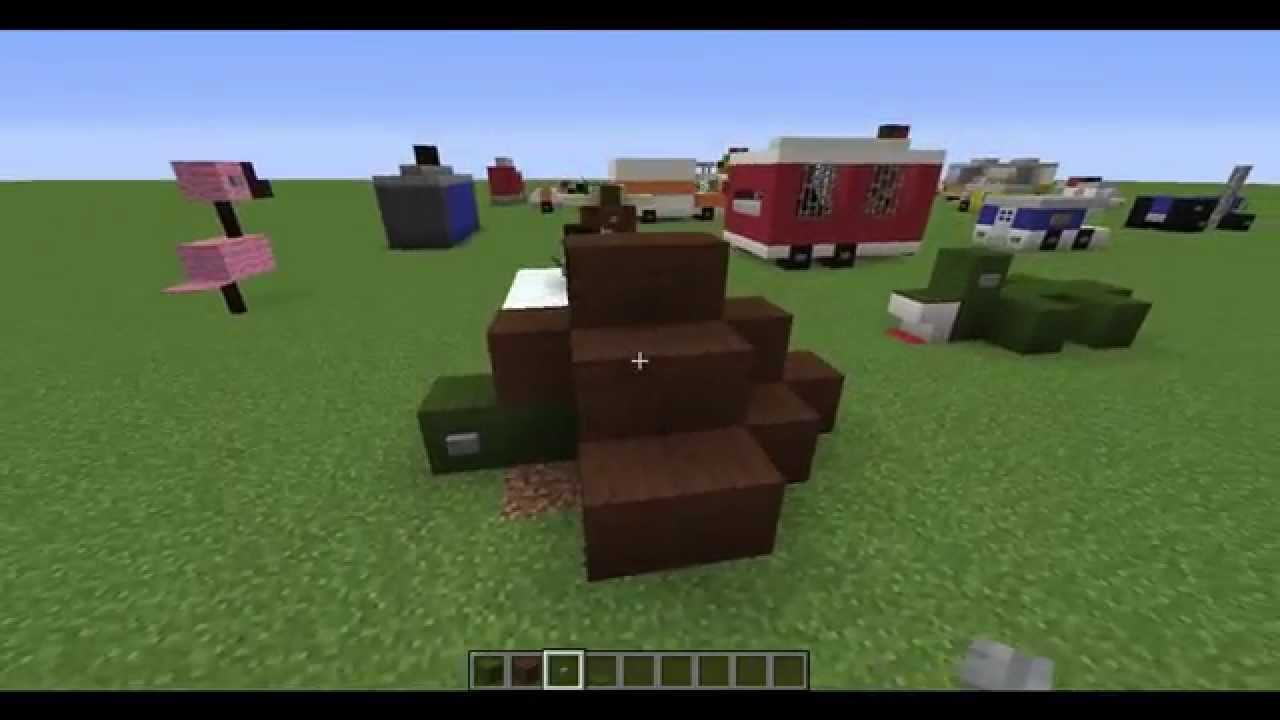 Minecraft Tutorials: How to Build a Turtle (37) - YouTube