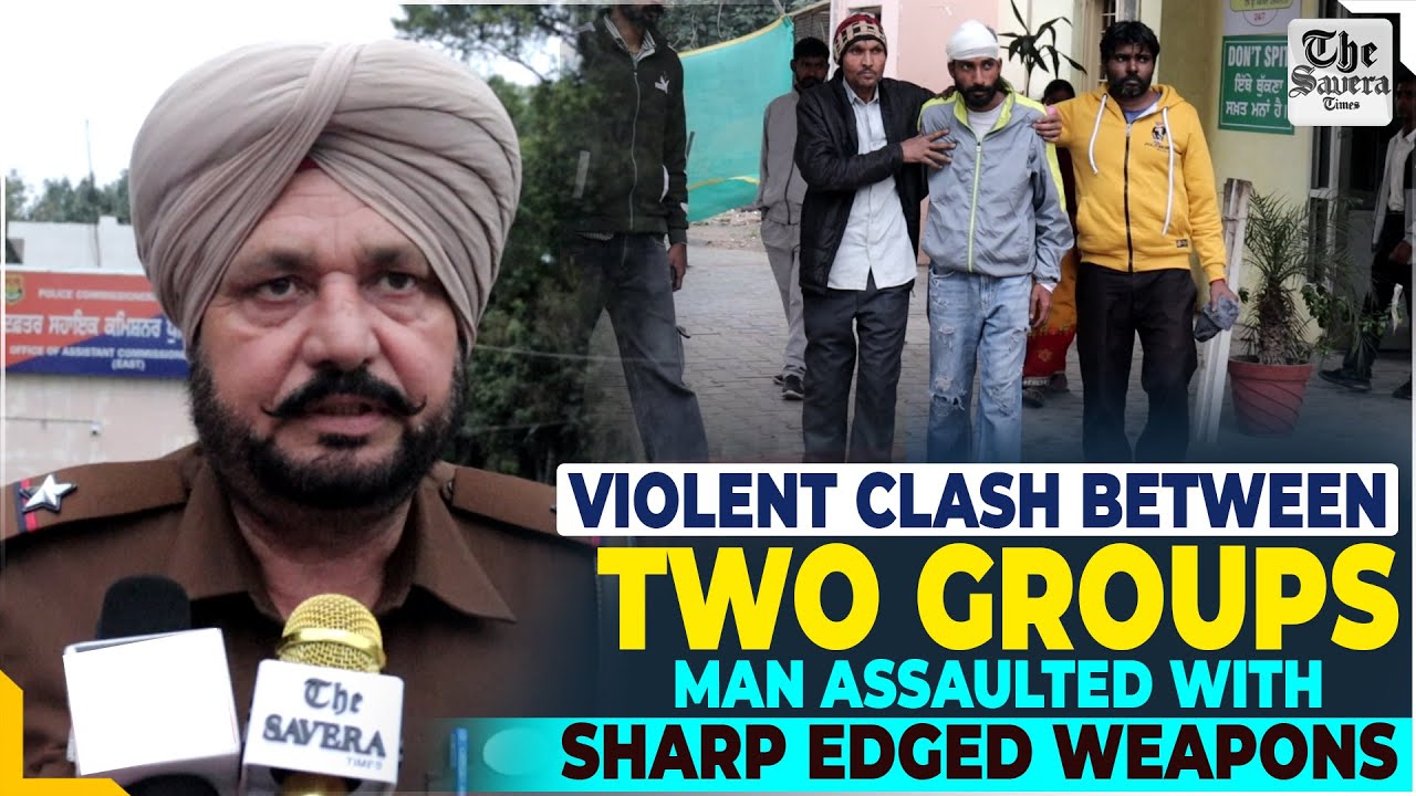 Violent clash between two groups, man assaulted with sharp edged ...
