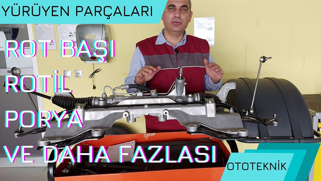 YÜRÜYEN PARÇALARI: ROT, ROT BAŞI, ROTİL, PORYA, PORYA RULMANI, SALINCAK ...