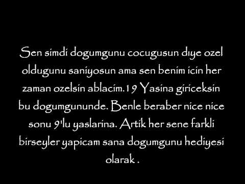 İYİKİ DOĞDUN ABLACIM