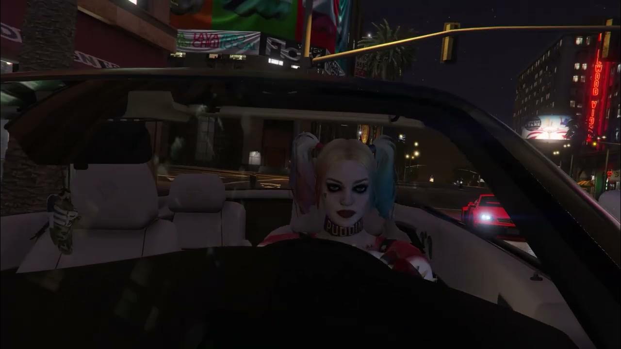 Harley Quinn Version 2, FiveM, Suicide Squad, GTA, Crazy #fivem #cinematic #gta5 #editor - YouTube