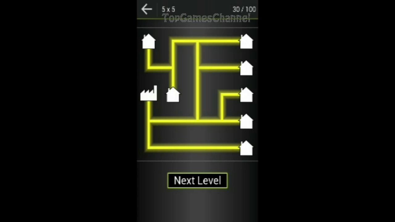 Power Line Game 5x5 Walkthrough Level 28 - 33 - YouTube
