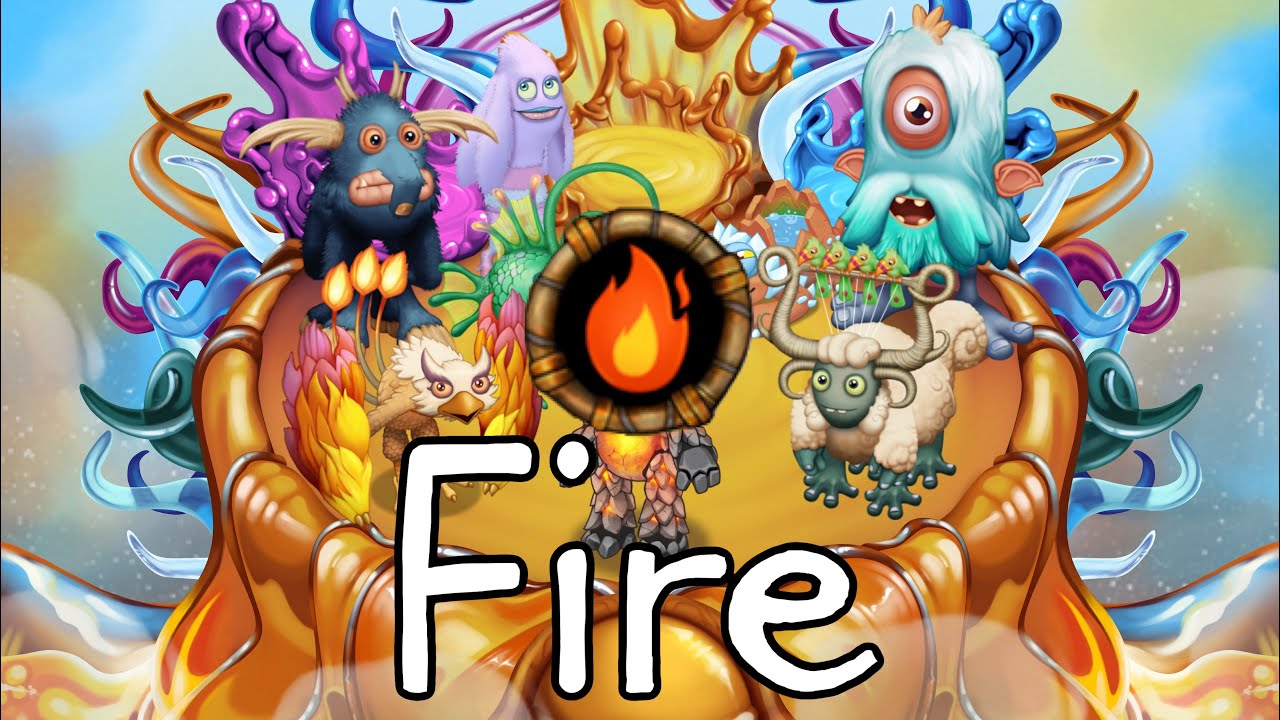 Fire Oasis But Only Monsters With The Fire Element | My Singing ...