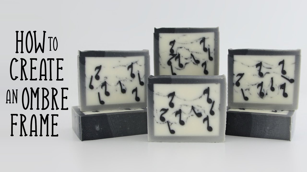 How to Create an Ombre Cold Process Soap Frame - YouTube