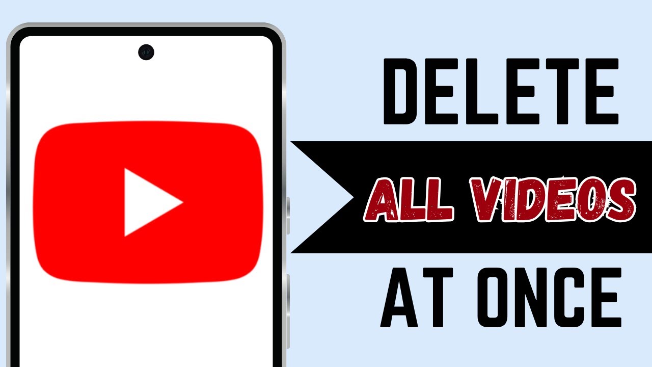 How to Delete All Your Videos on YouTube at Once - YouTube