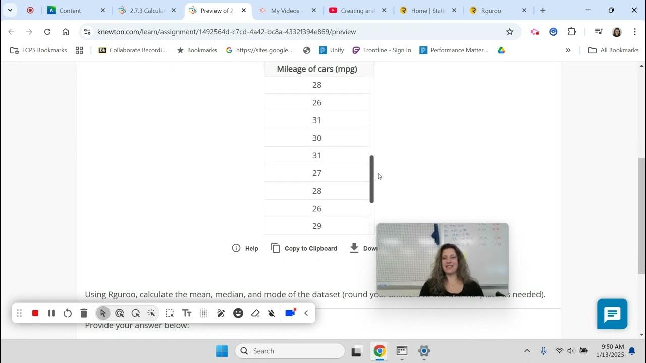 Entering and Importing Data Sets in Rguroo - YouTube