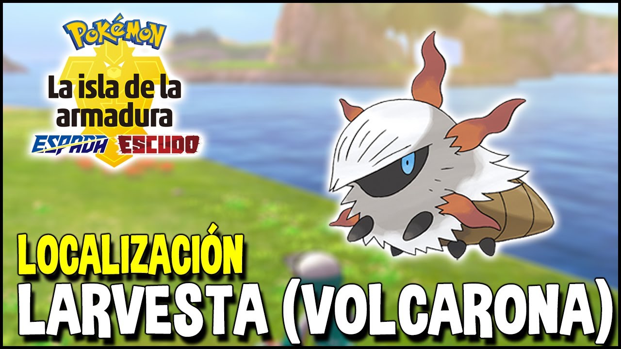 Localización LARVESTA (Pre-evolución VOLCARONA) | Pokemon Espada y ...