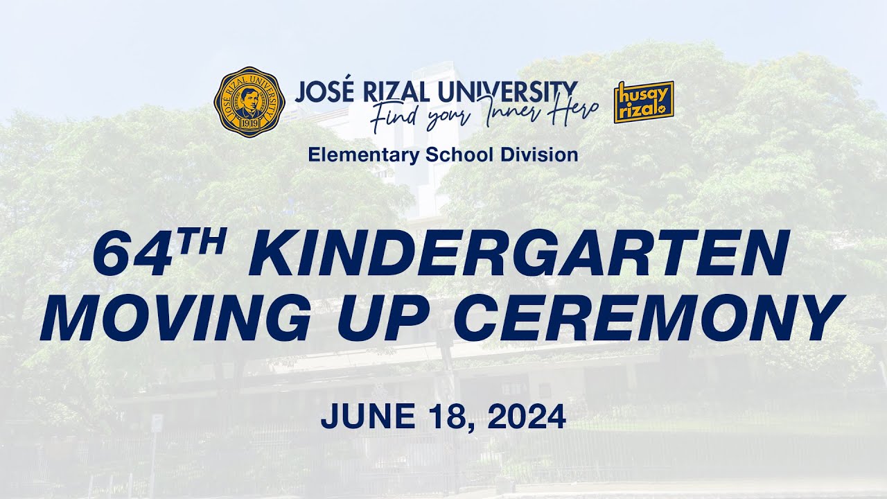 64th Kindergarten Moving-Up Ceremony | Elementary School Division - YouTube